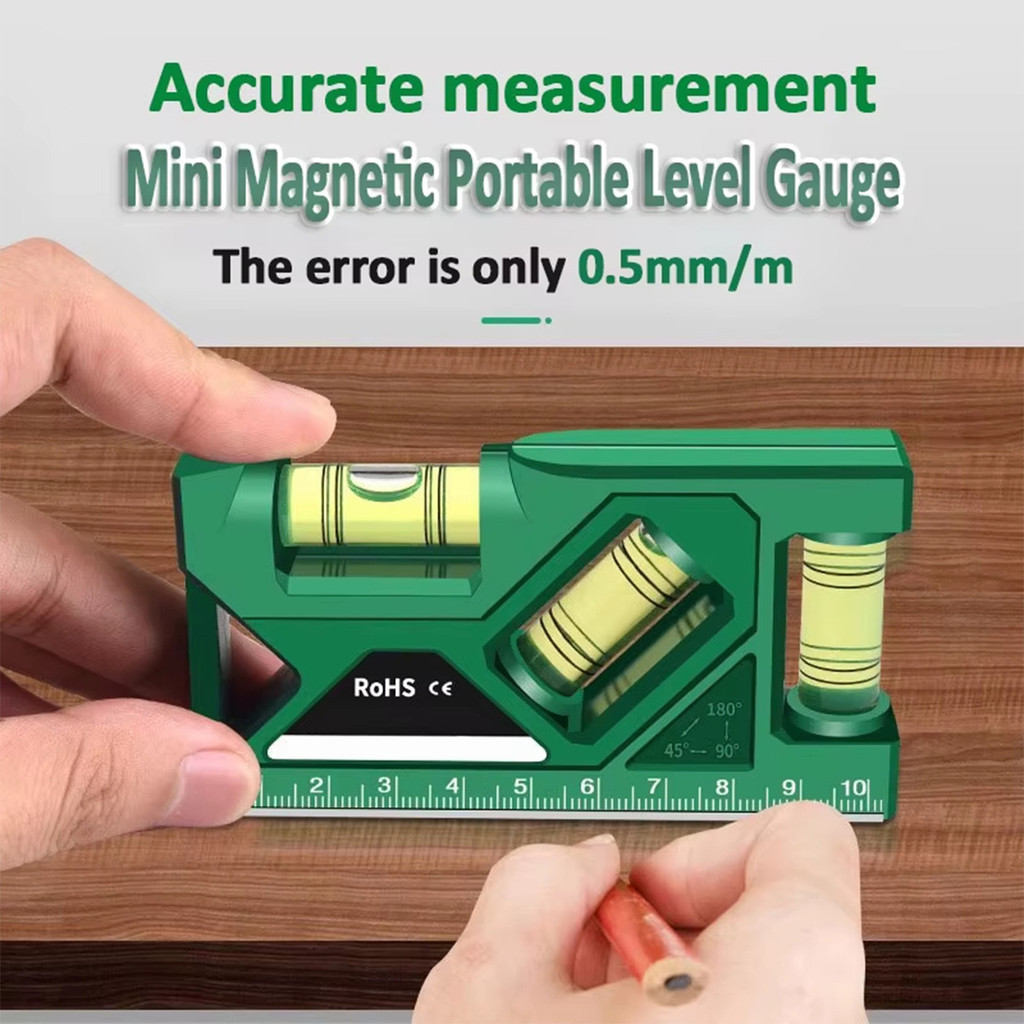 Mini Level Gauge Strong Magnetic High Precision Leveling Instrument ...