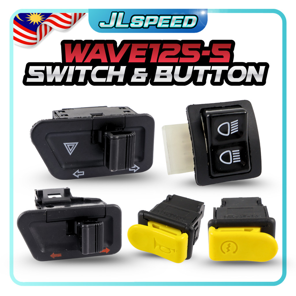 WAVE 125 S WAVE 125 X WAVE100R Button Starter Horn High Hi Low Double ...