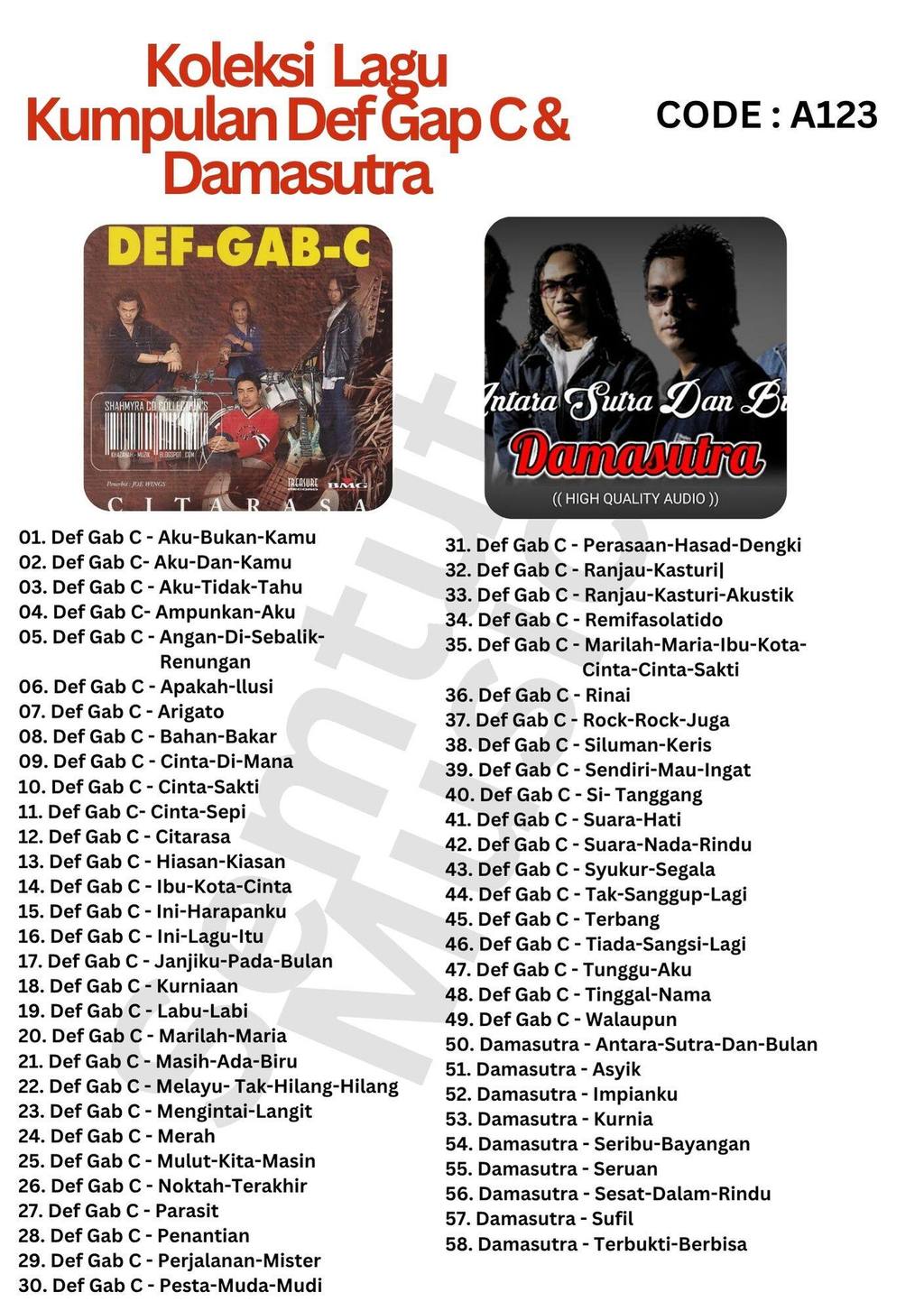 LAGU MP3 SIAP DENGAN PENDRIVE KOLEKSI LAGU SPIN/JINBARA/EYE/DEF GAB C ...