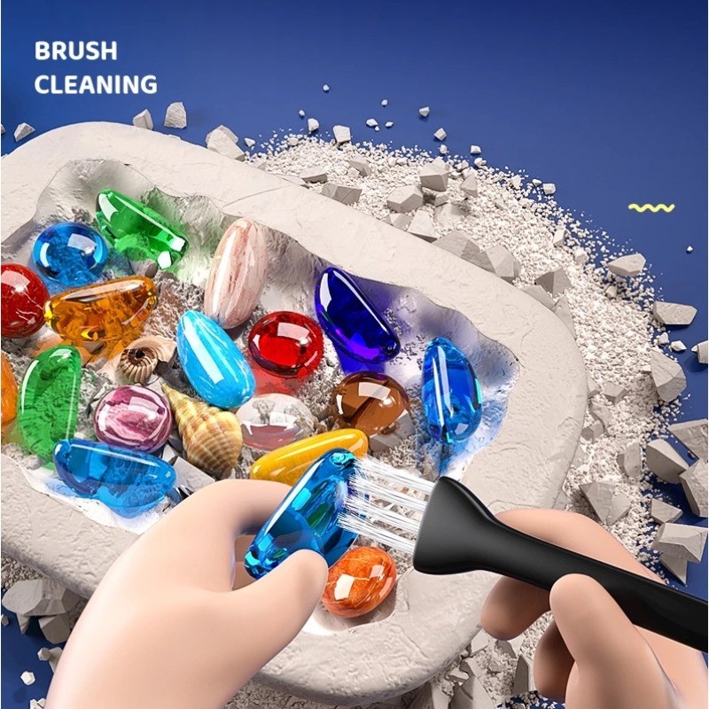 Gem Digging Toy Adventure Archaeological Excavation Kit Educational Box ...