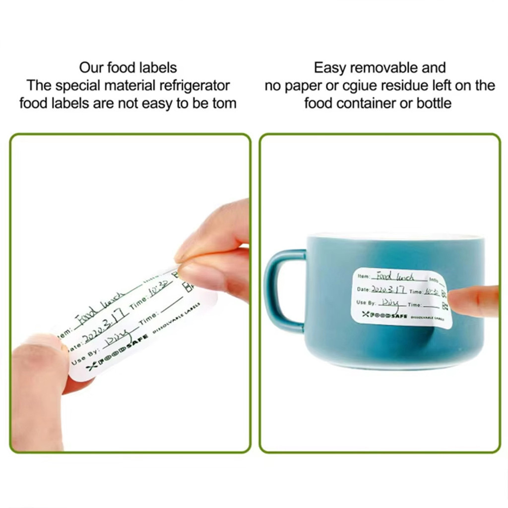 300Pcs Food Date Label Stickers Self Adhesive Shelf life label for ...