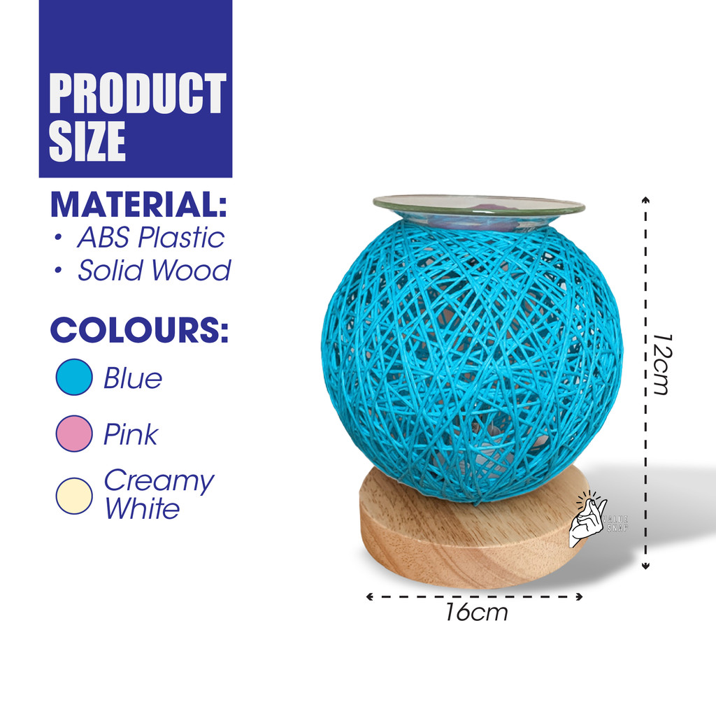 Candle warmer Scented candle aromatherapy Aromatic rattan ball wax ...