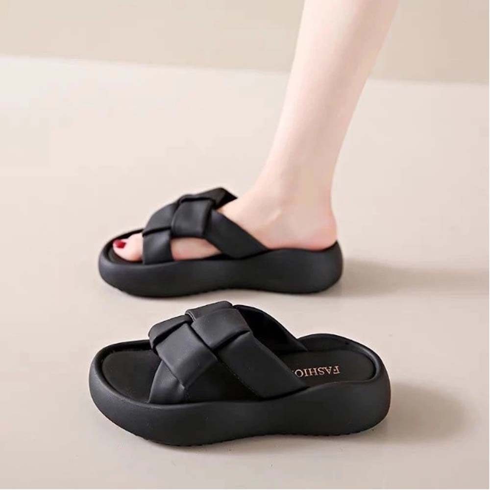 2338 - Women Summer Cross Padded New Style Soft Sole Comfortable Beach ...