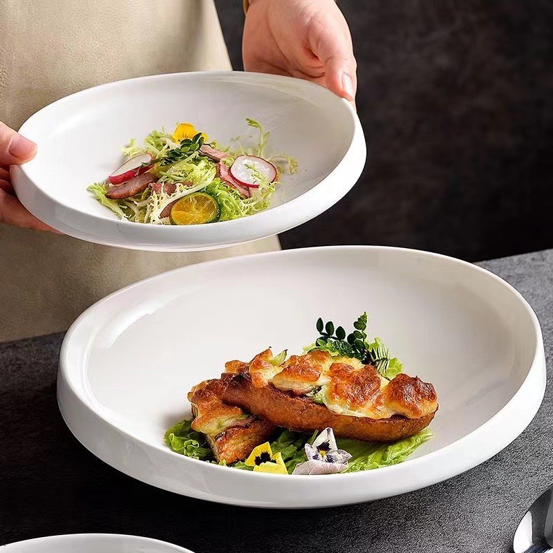 BO.EN ** Curve Design Nordic Luxury Set Ceramic Tableware Dinnerware ...