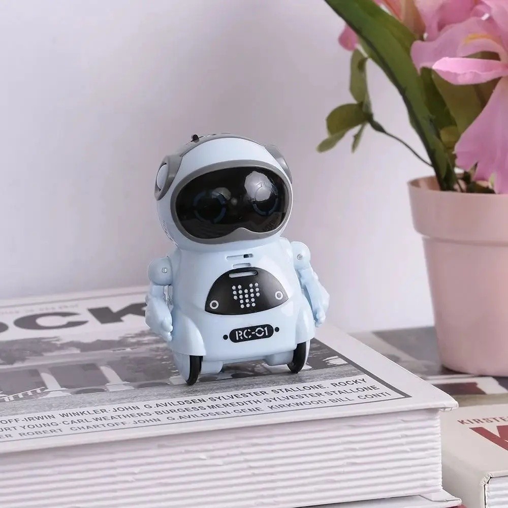 Pocket Emo Robot Talking Interactive Dialogue Voice Recognition Record ...