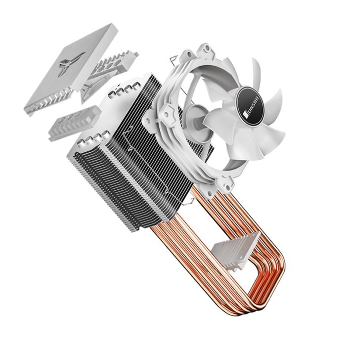 Qiao Sibo CR1400 White ARGB Motherboard Magic Light Synchronization Tower Type 9cm Four Heat ...