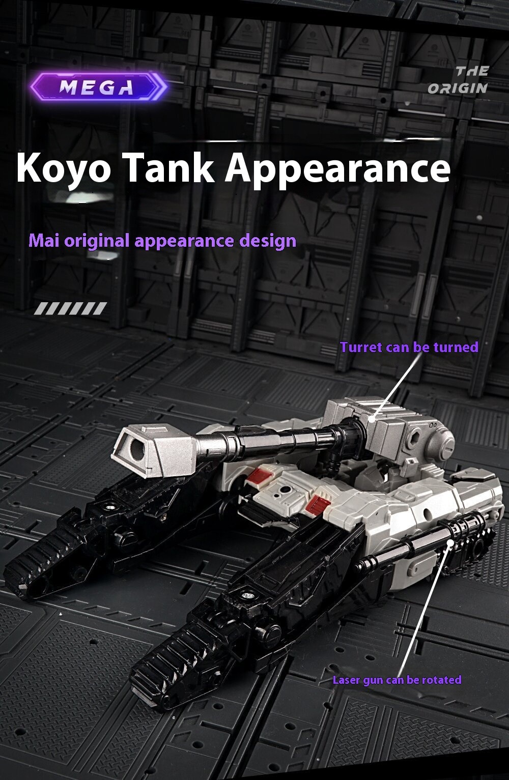 JK13 Transformation Model The Deformation One MG Tank Megatank METAL ...