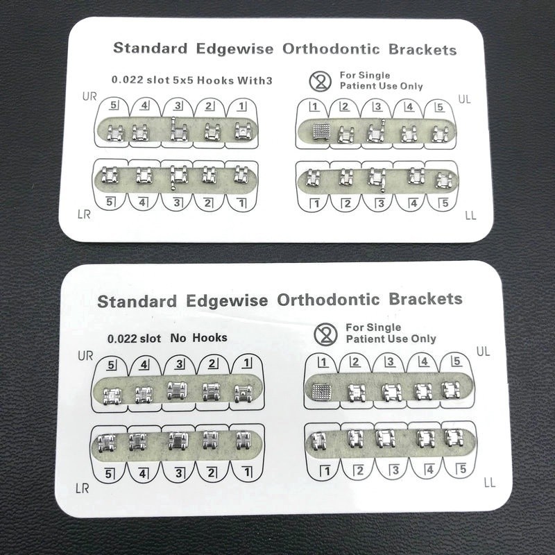 Orthodontic brackets/Metal Dental Teeth Orthodontics Brackets Braces ...