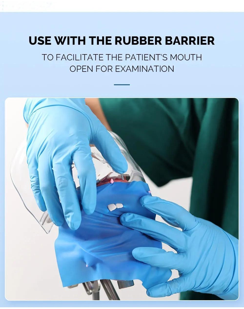 Autoclavable 134℃ Plastic Dental Rubber Dam Sheets Holder Foldable Oral ...