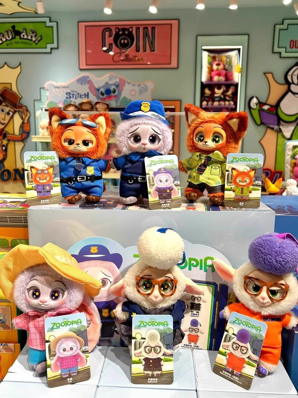 Disney Zootopia Themed Blind Box Set Vinyl Plush Dolls and Ornaments ...