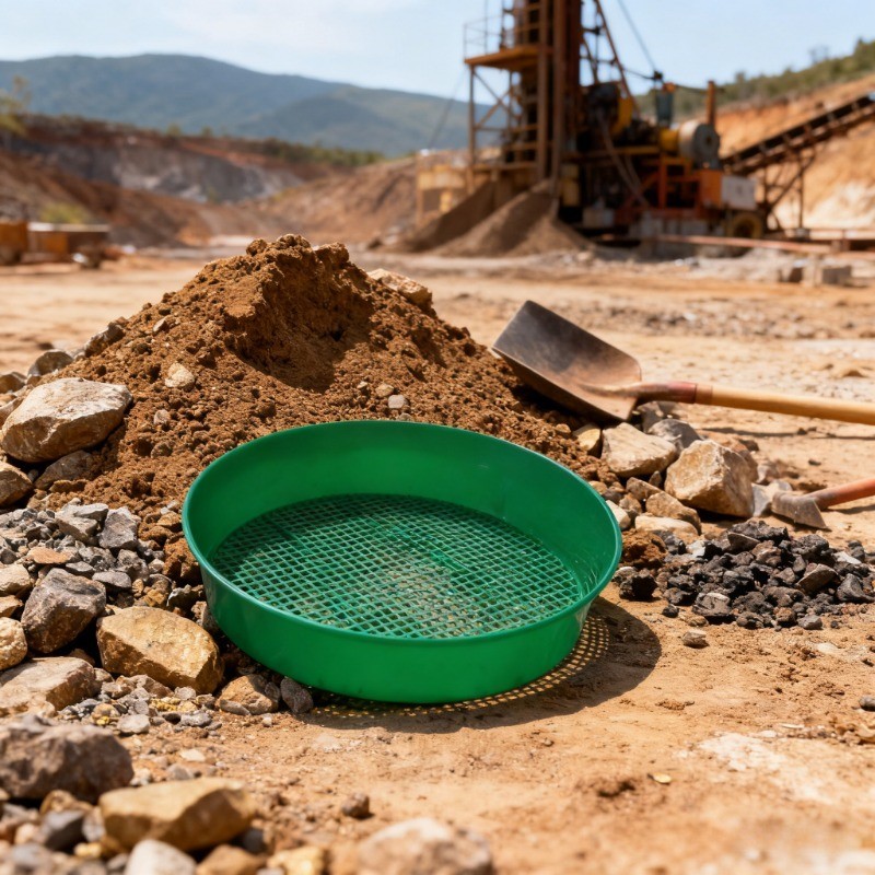 Gold Mining Tools Soil Sieve Fine Mesh Soil Sieve Mining Sand Sifter ...