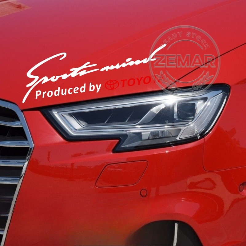 Toyota Car Light Eyebrow Decoration Sticker Car Headlight Eyebrows ...