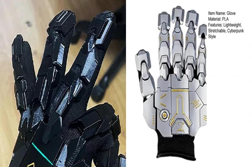 GRE Exoskeleton Gloves Cyberpunk Gloves Cyberpunk Mecha Glove 3d ...
