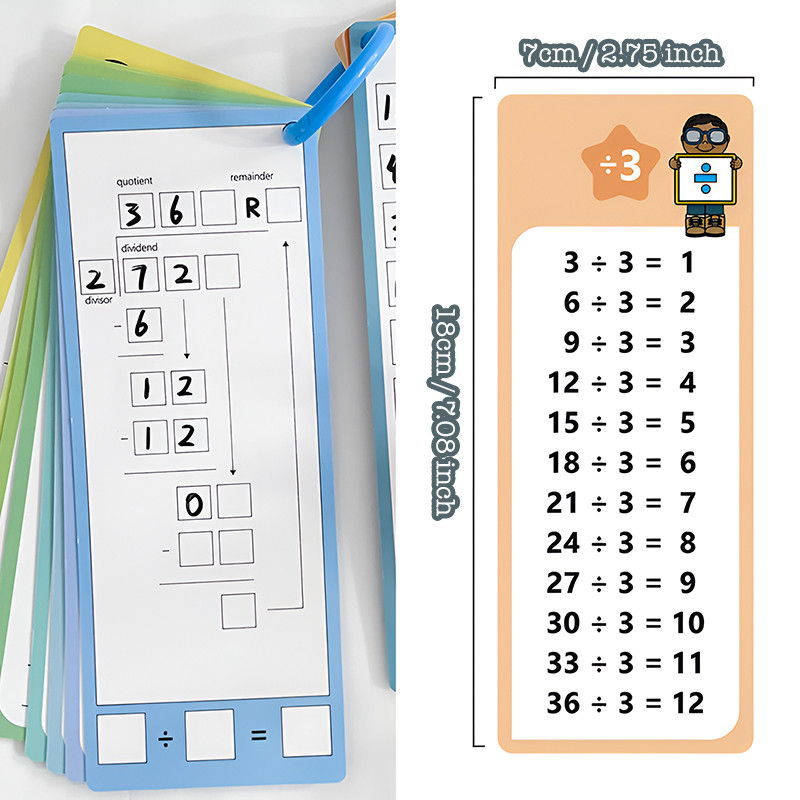 𝐌𝐈𝐍𝐃 𝐌𝐀𝐙𝐄 Kid Mathematics Flash Card Double Sided Math Learning Game ...