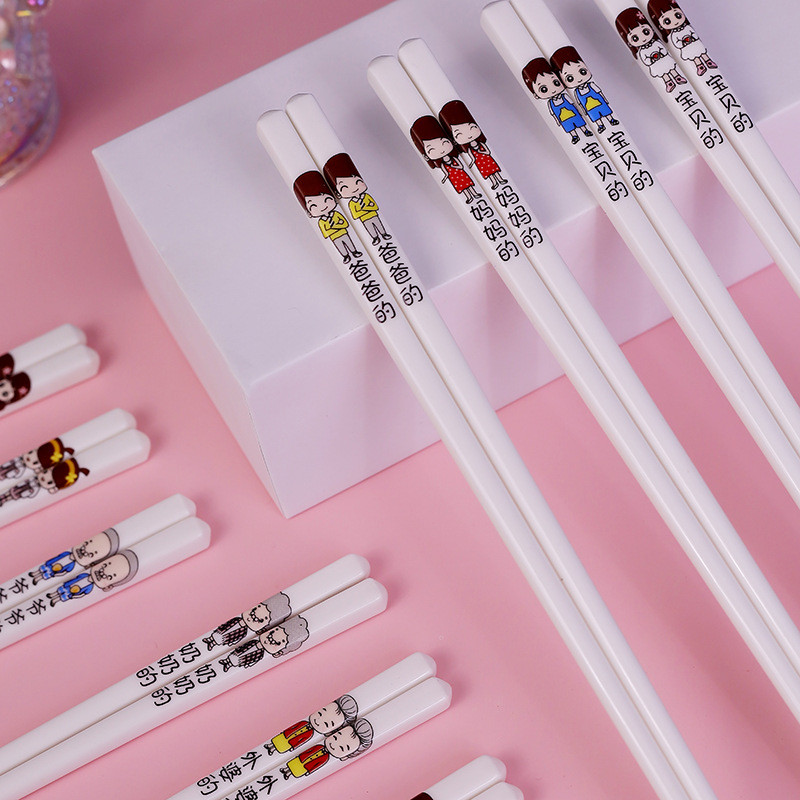🏷️ Penyepit Seramik Kartun 24.5cm | Cartoon Ceramic Chopsticks Family ...