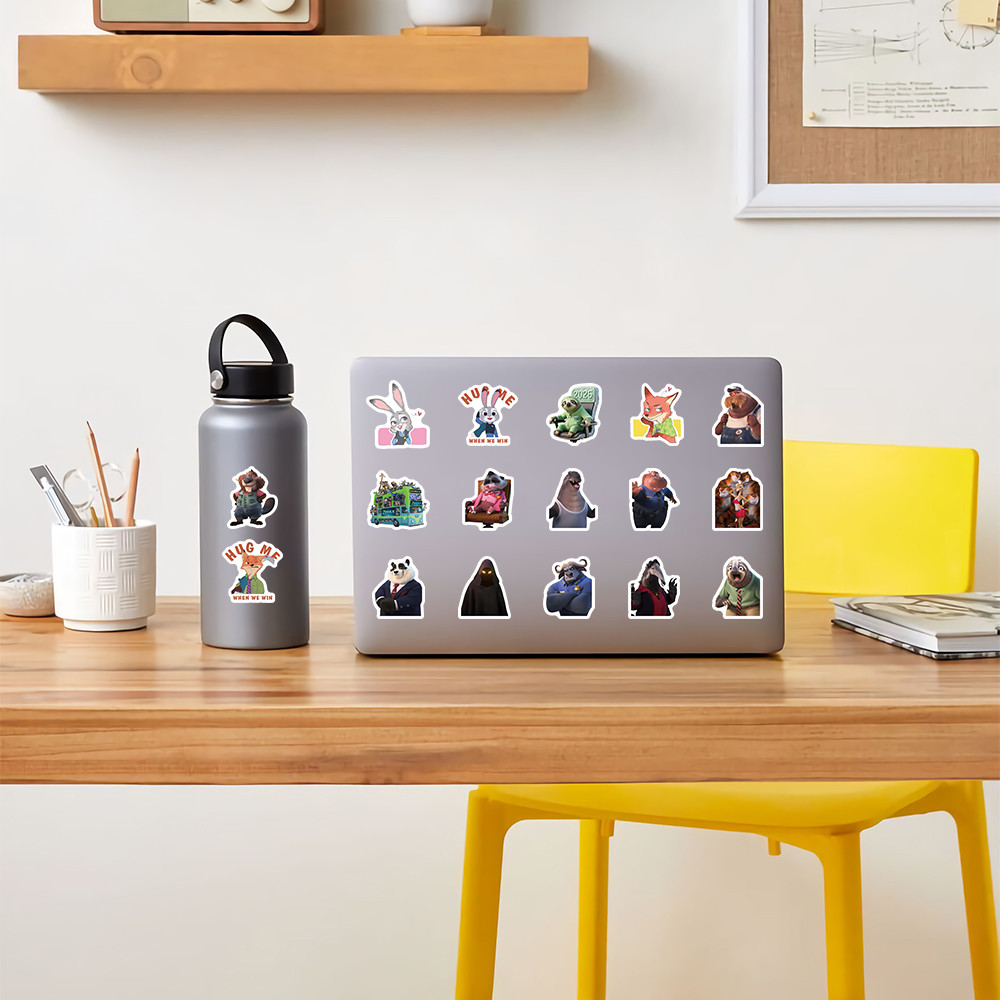 103 Pcs Classic Zootopia 2 Cartoon Stickers - Cute Animal Character ...