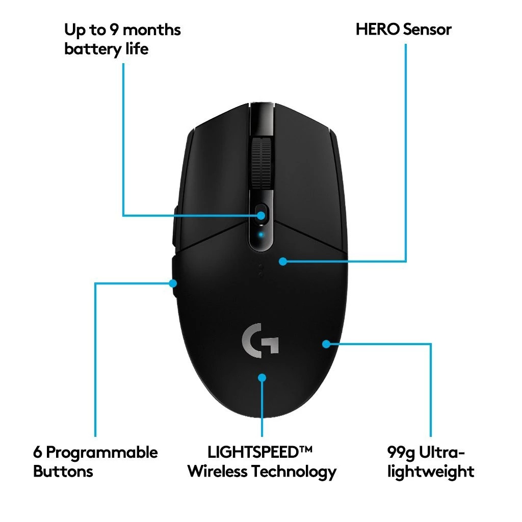 Flash Sale Logitech G304 LIGHTSPEED Wireless Gaming Mouse [12,000 DPI ...
