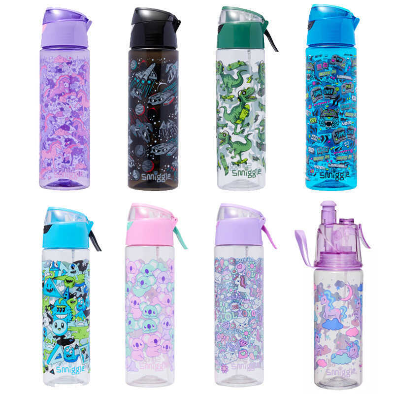 Australia smiggle Spray Water Bottle Elementary School Students Cartoon ...