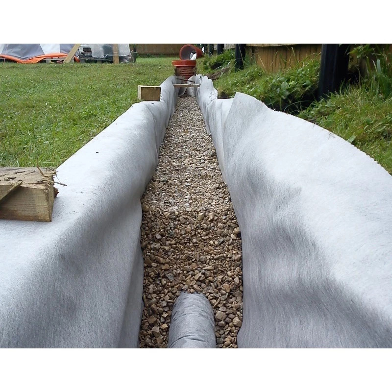 White Garden Geotextile 1m/2m/3m width Non-woven Geotextile Felt for ...