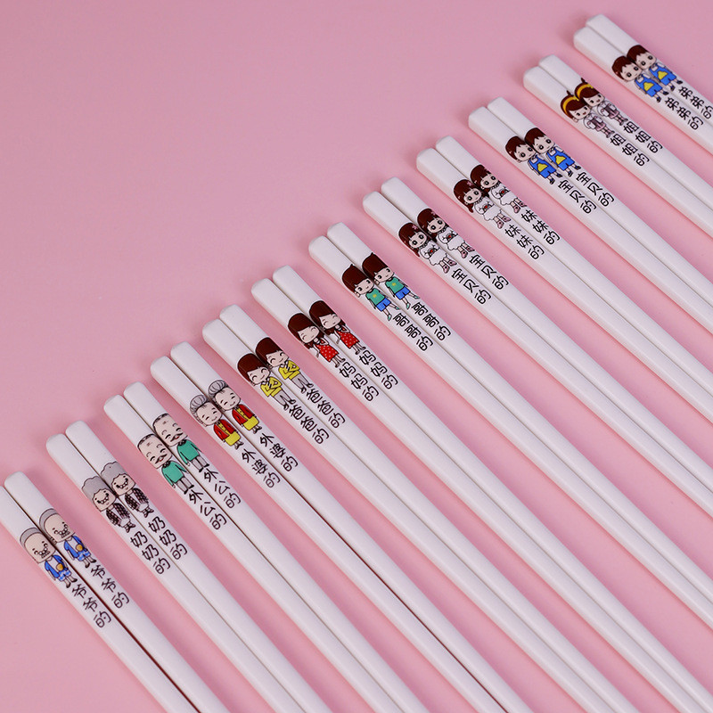 🏷️ Penyepit Seramik Kartun 24.5cm | Cartoon Ceramic Chopsticks Family ...