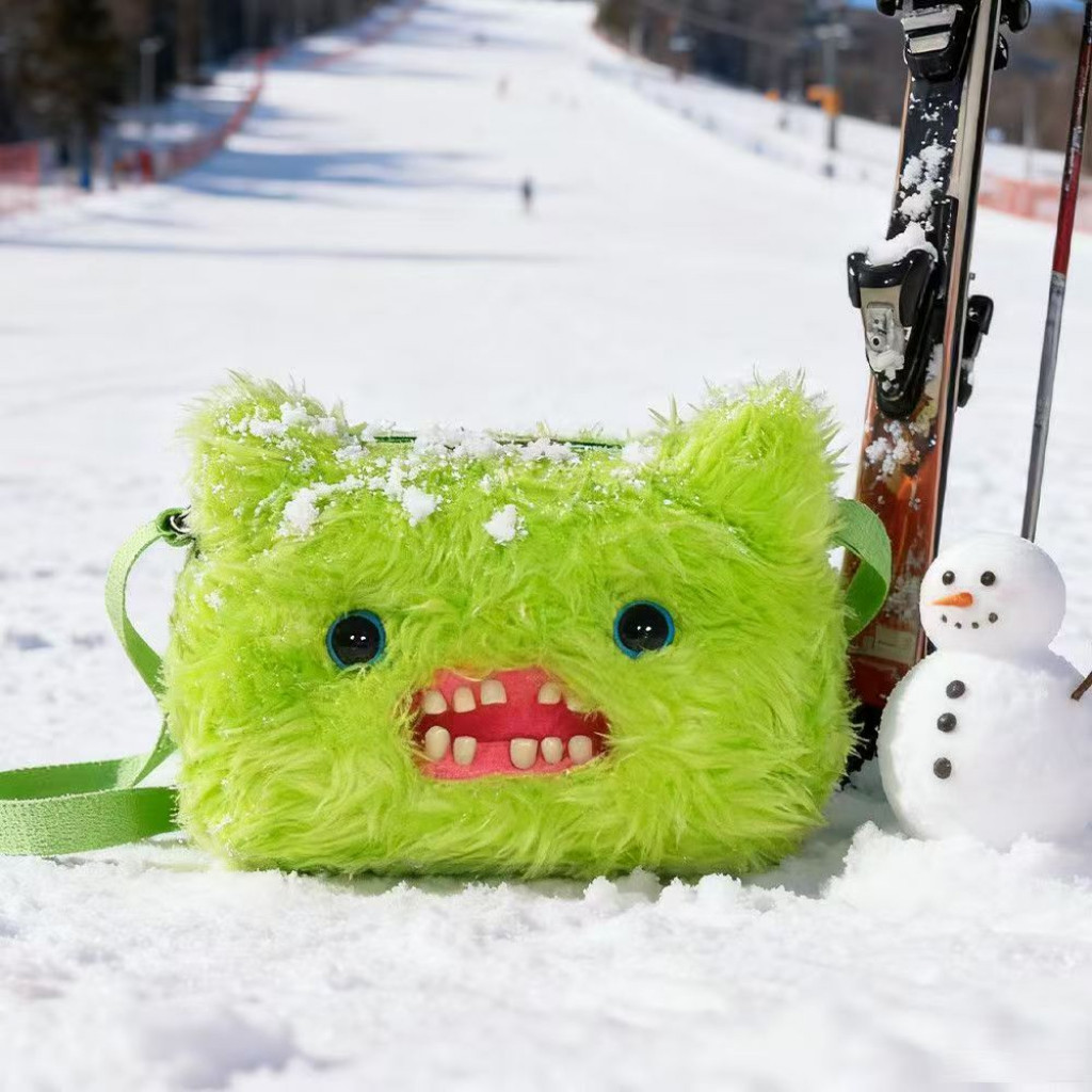 Jualan Kilat [Tulen] Beg Crossbody Plush FUGGLER Sprout Monster Beg ...