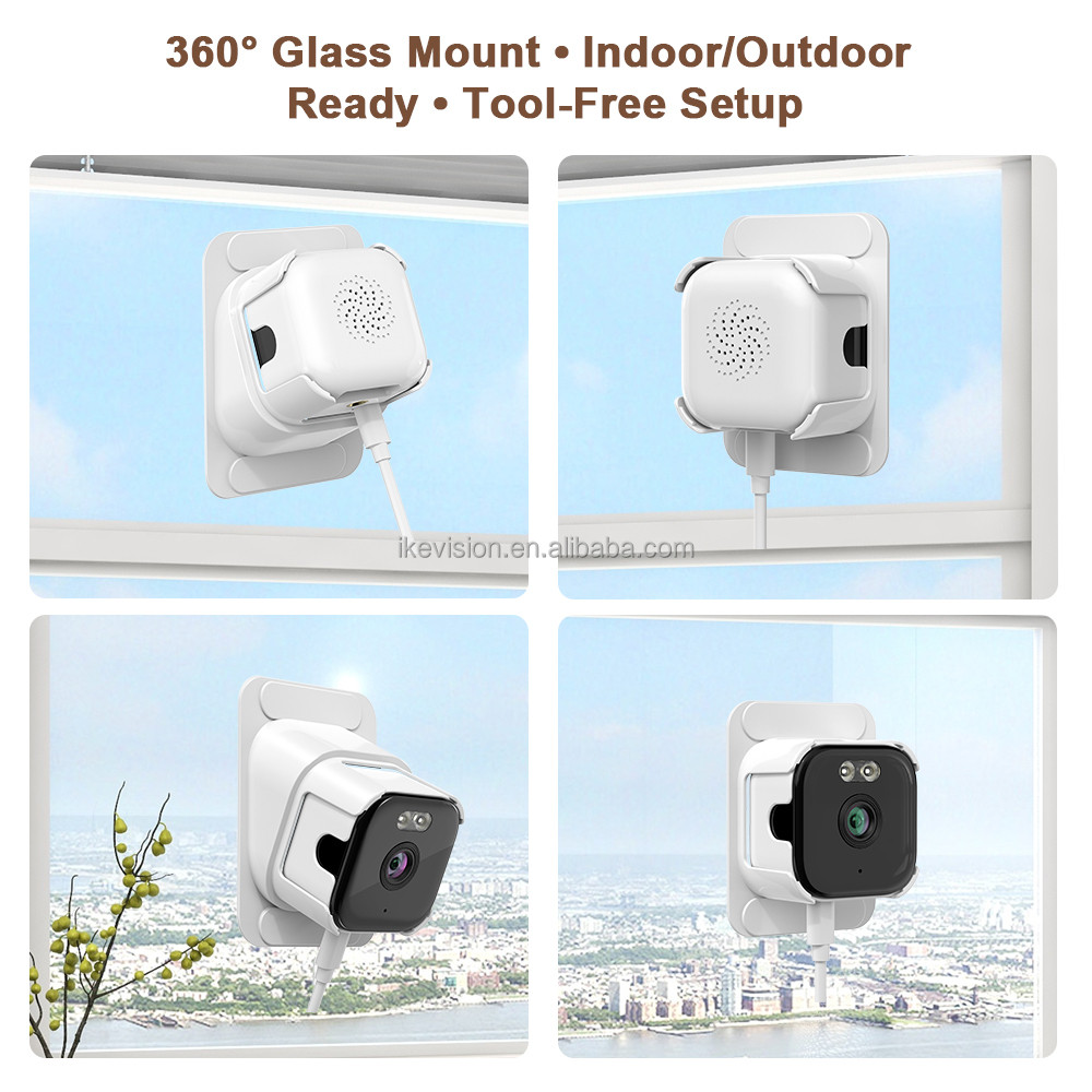O Kam Pro 3MP Dual Bands Wireless Window Camera with Alexa Easy ...
