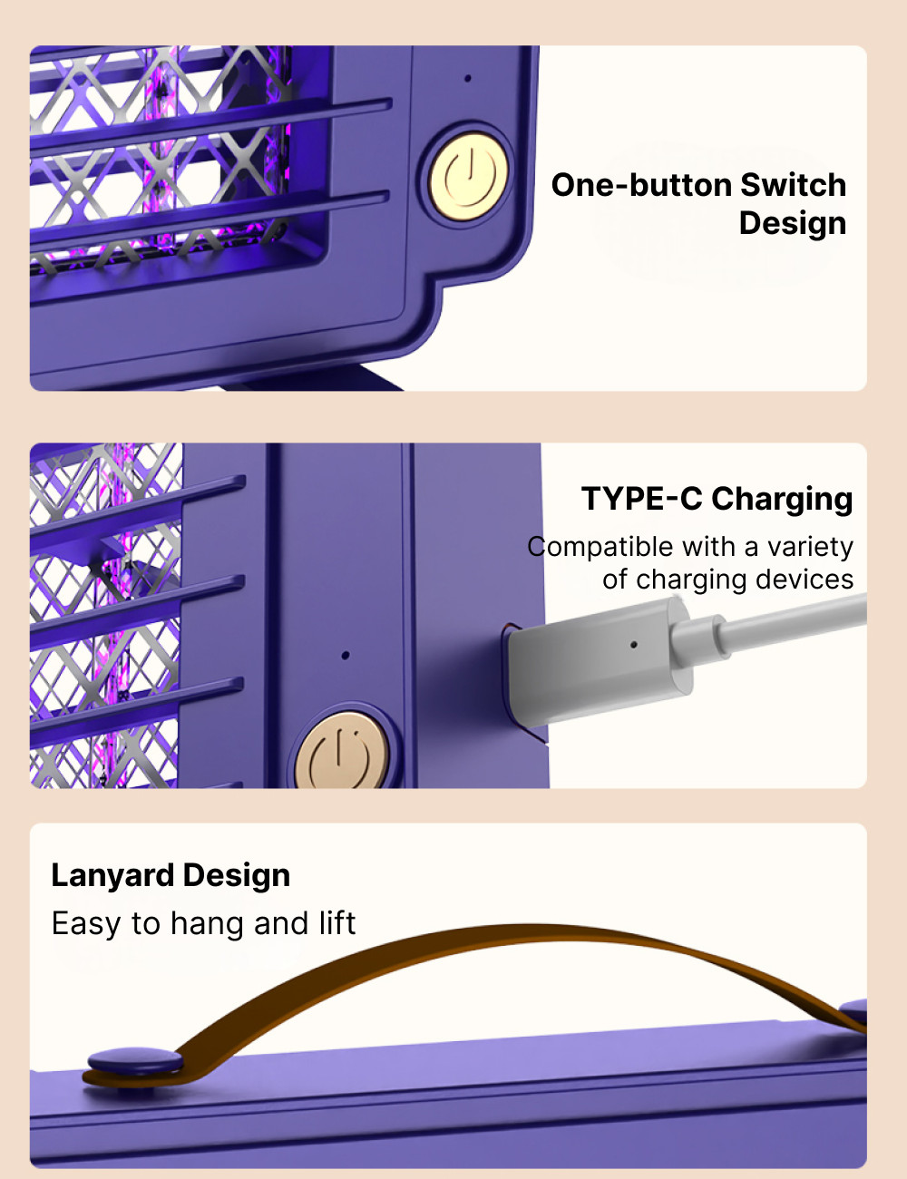Outdoor Indoor Mosquito Killer Lamp Lampu Bunuh Nyamuk LED 电击式灭蚊器 台式/挂壁 ...