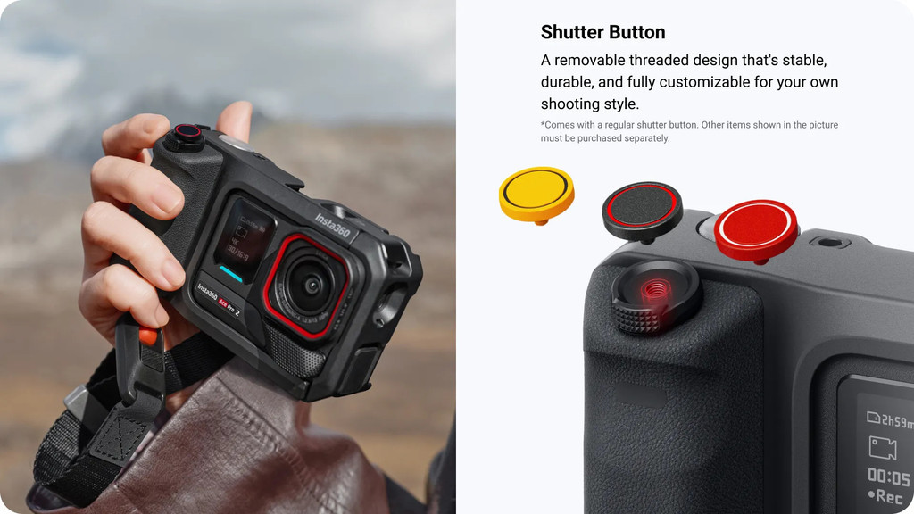 Original Insta360 Xplorer Grip Kit for Insta360 Ace Pro 2/Ace Pro ...