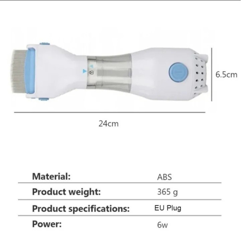 Pet Electric Flea Comb Pet Lice Trap Cat Dog Lice Remover Pets Care ...