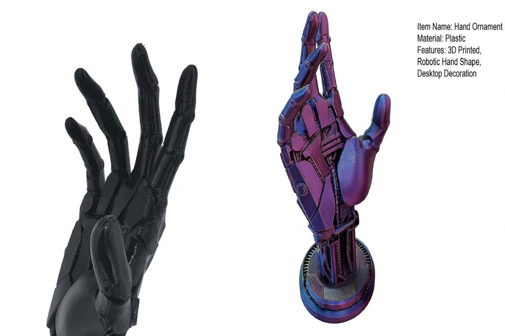 [LV] Durable Plastic Controller Holder 3d Printed Hand Statue 3d ...