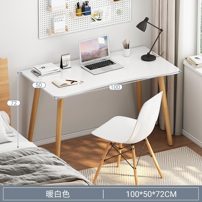 Meja Komputer Ins Nordic Style Simple Study Desk Kids Bedroom Living ...