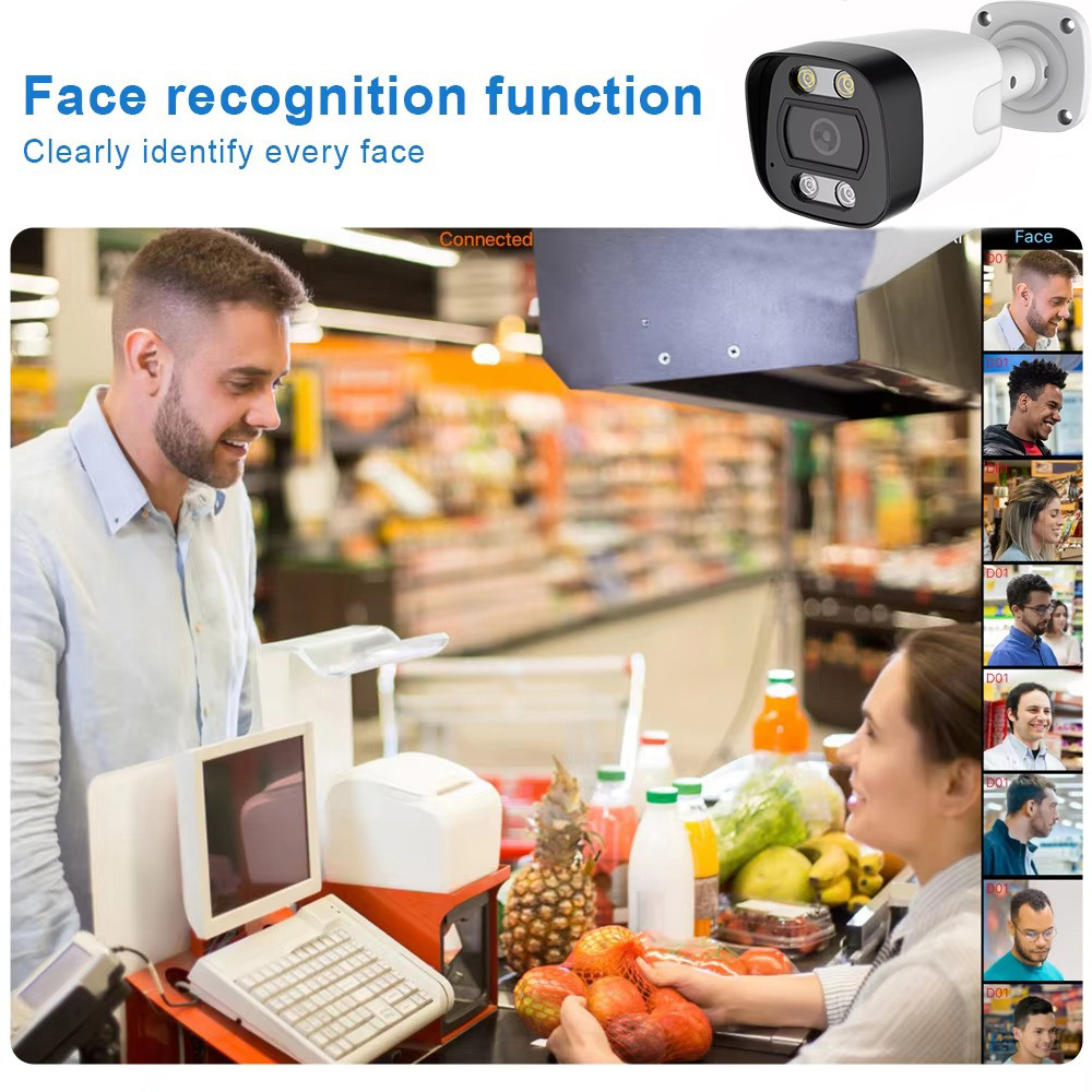 Smart AI Face Detection Face Capture Face Recognition Customize PoE ...