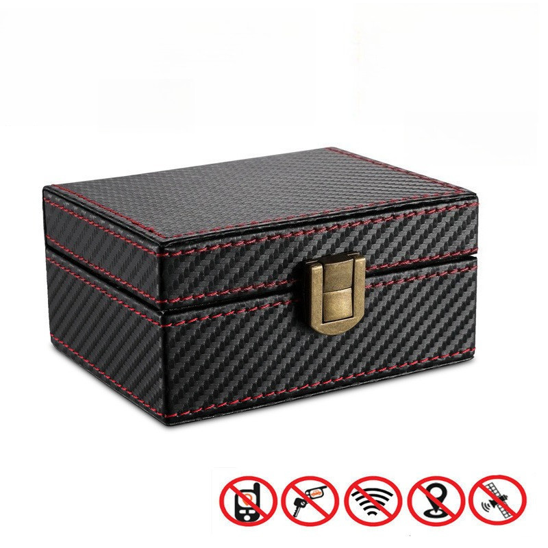 Anti Theft Signal Shielding Faraday Box with Bag Key Protector Signal ...