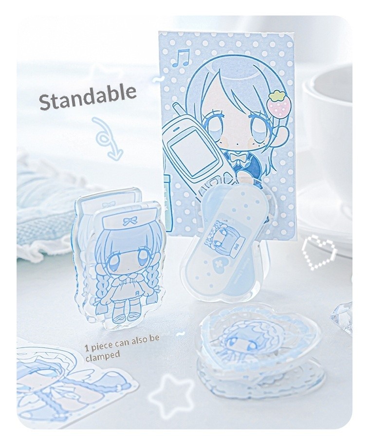 Cdaily|High-Value Acrylic Folder ins Handbook File Long Tail Organizing ...
