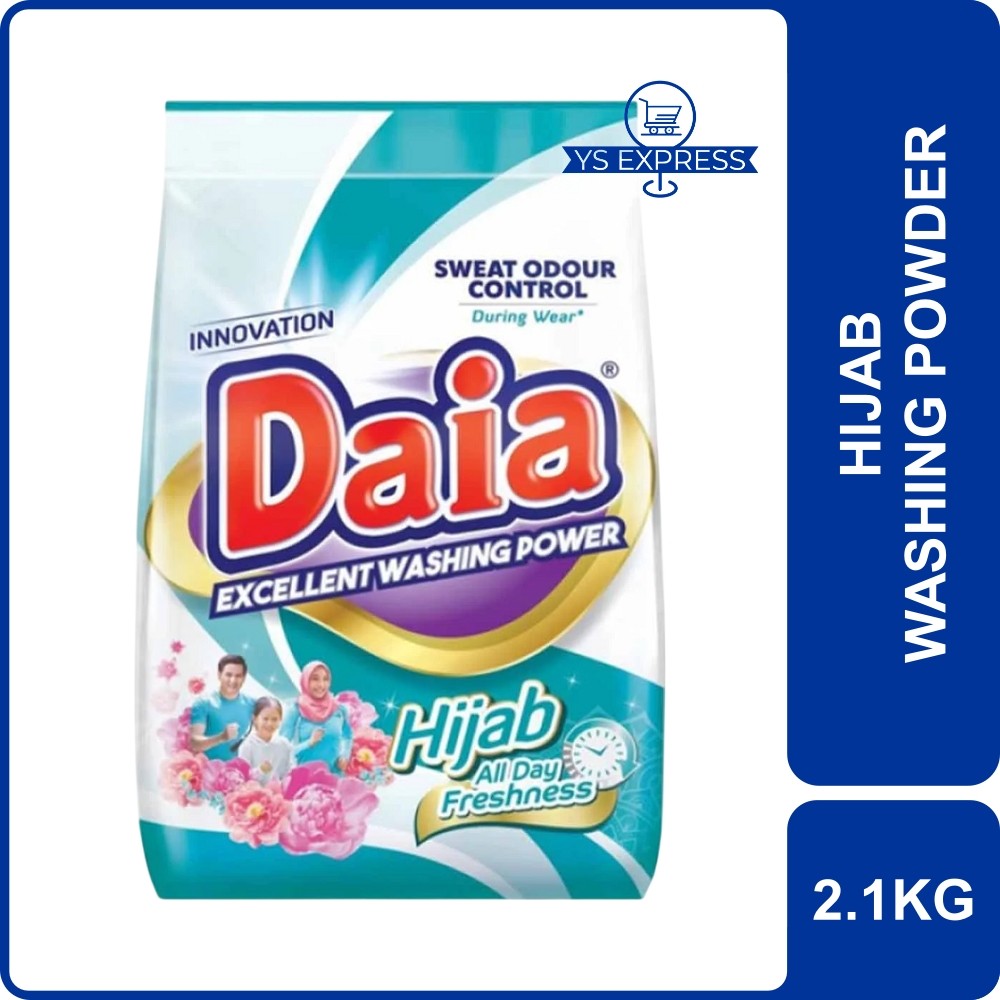 DAIA DET Clean & Fresh Hijab 2.1KG | Shopee Malaysia