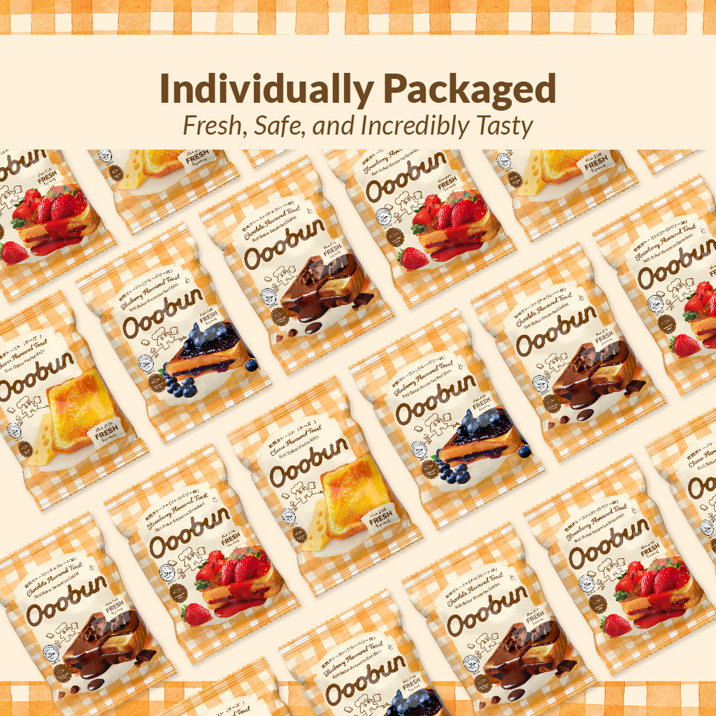 [Ooobun TRIAL Set] 8pcs Special Deal Toast with Chocolate, Cheese ...