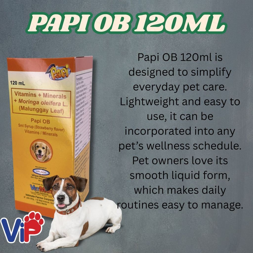 PAPI OB 120ml All Breed Pet Oral Solution | Shopee Malaysia