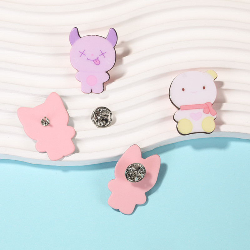 Kpop Demon Hunters HUNTRIX Cartoon Animal Idol Acrylic Brooch | Shopee ...