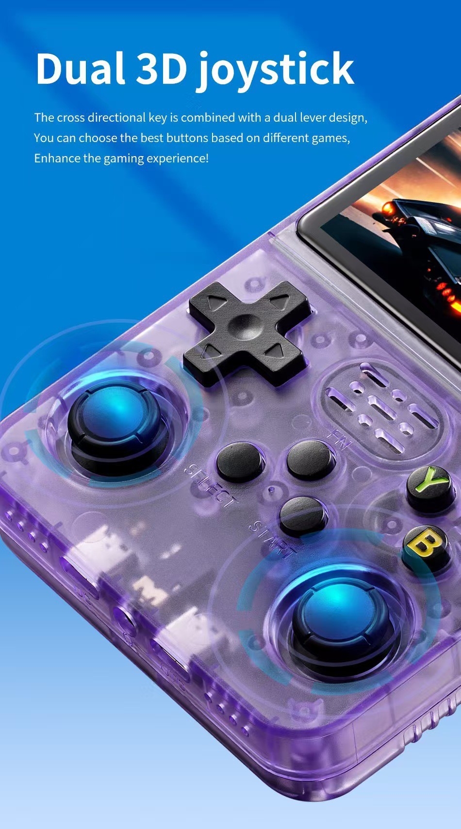 New R36S Open-Source Handheld Gaming Console: Retro GBA Arcade, Classic ...