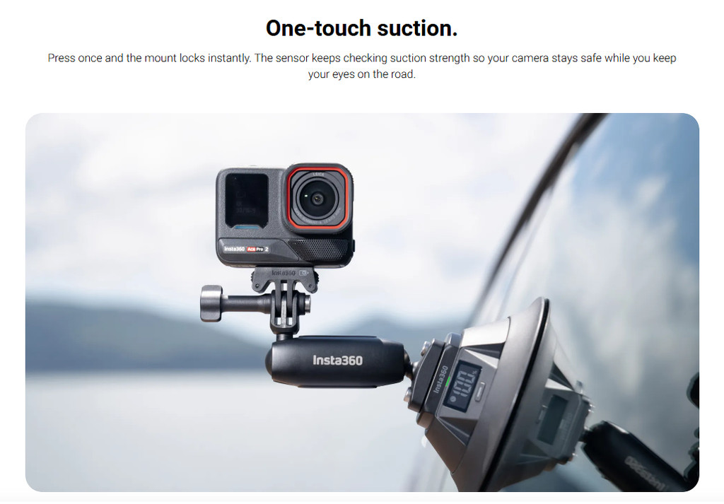 Insta360 Electric Suction Cup Mount | Shopee Malaysia