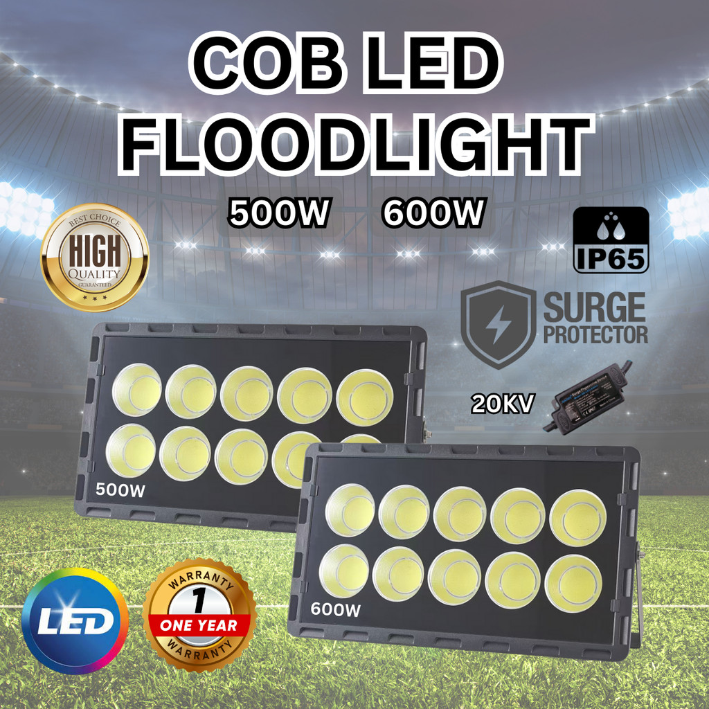 500W/600W OUTDOOR SPACES PREMIUM LED FLOOD LIGHT SOURCE DELIVERING ...