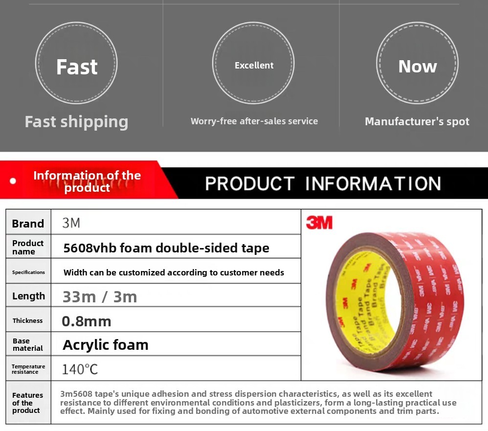 25Mm/30mm wide 3m double-sided tape, strong fixed wall adhesive paste ...