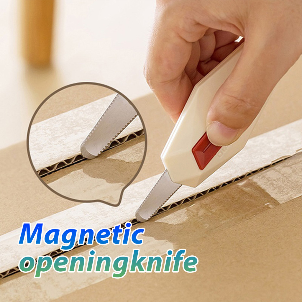 Mini Magnetic Box Cutter Express Knife Portable Multifunctional Teflon ...