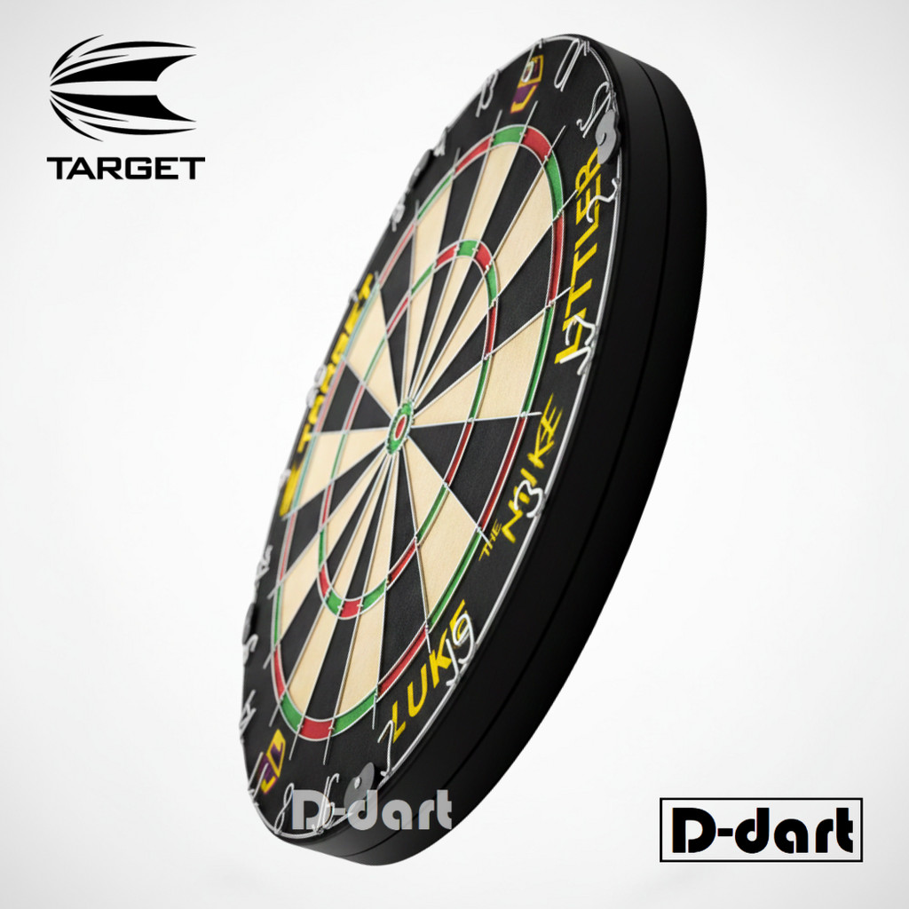 TARGET STEEL TIP DARTBOARD - LUKE LITTLER THE NUKE PROFESSIONAL STEEL ...