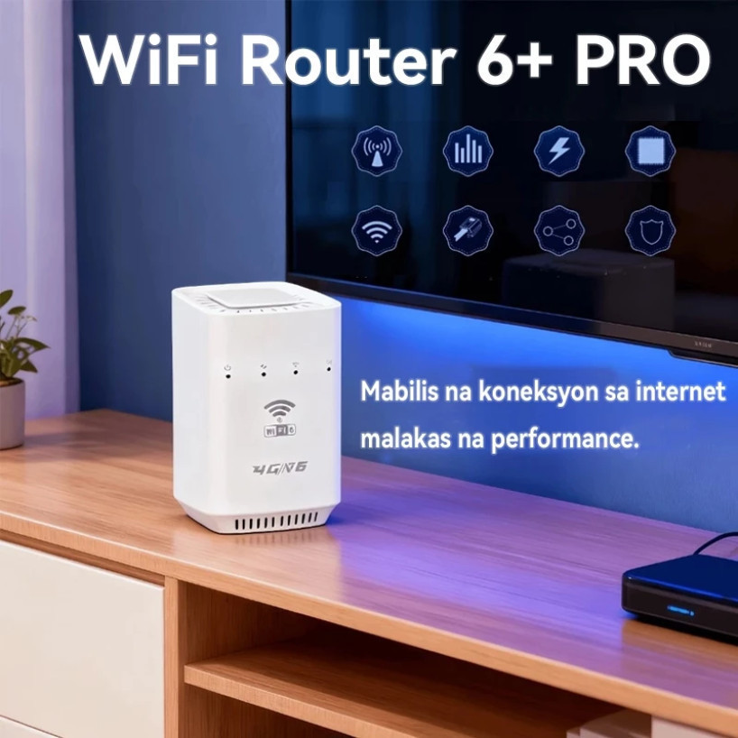 2025 NEW Router WiFi 4G 5G LTE CPE PRO Sim Card Tanpa Fiber Sambung 32 ...