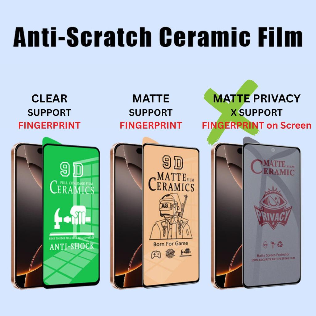 (BUY 1 FREE 1) Ceramic Screen FOR IPHONE l Ceramic Screen Protector ...