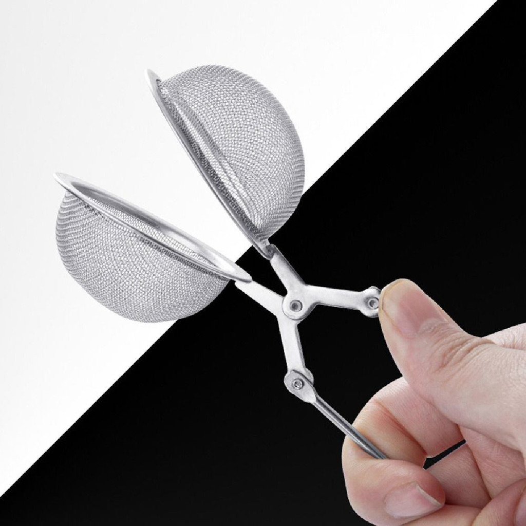 Stainless Steel Spoon Tea Ball Infuser Filter Portable Mesh Tea Infuser ...
