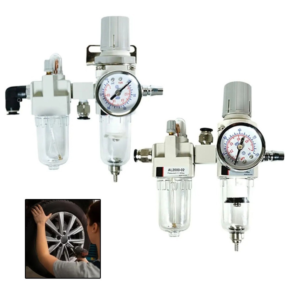 [my]Air Pressure Regulator Tire Repair Tool Car Tyre Changer Oil Water ...