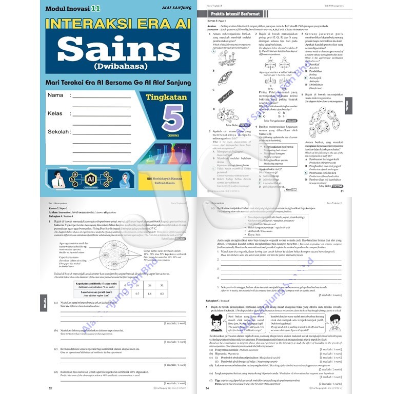 📚MODUL INOVASI 11 INTERAKSI ERA AI SAINS (DWI) TINGKATAN 1 2 3 4 5 KSSM ...