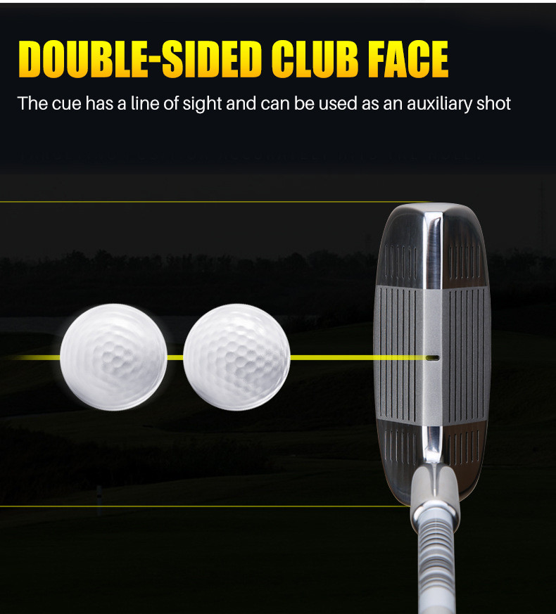 PGM TUG006 Dual-Sided Golf Chipper Putter, 2-in-1 Club with Two ...